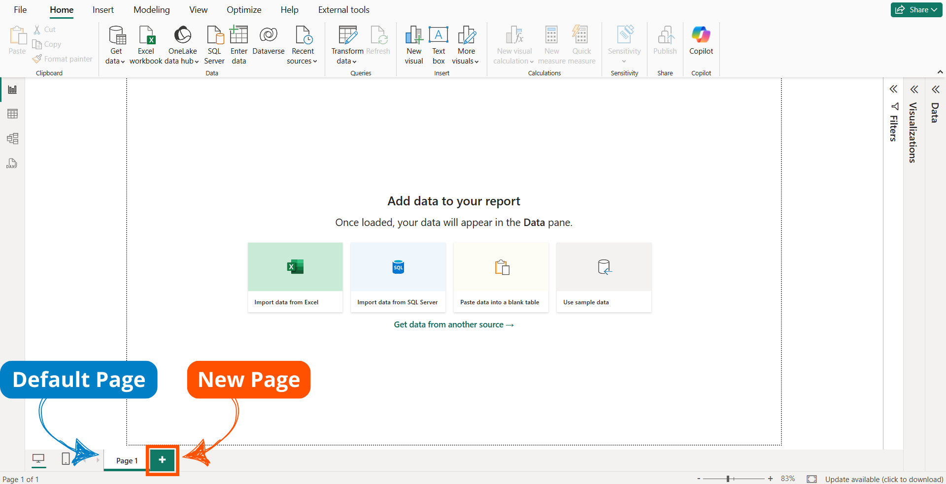 Setting Up Report Pages in Power BI – Go Analytics